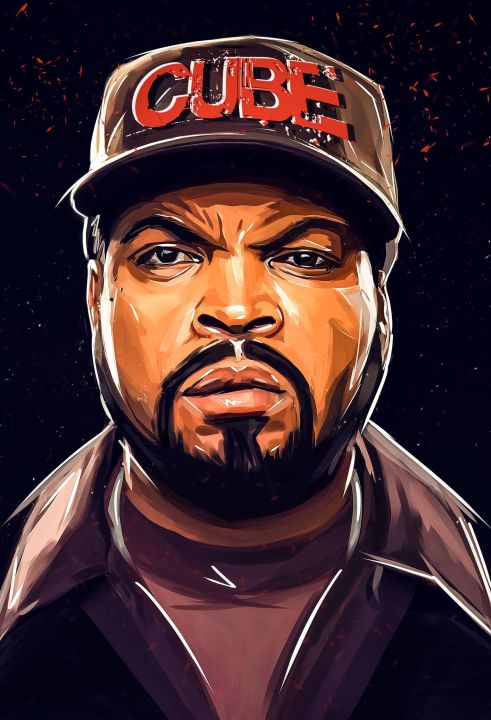 โปสเตอร์ Ice Cube ไอซ์คิวบ์ Rapper แร็พเปอร์ Hip Hop ฮิปฮอป Music ...