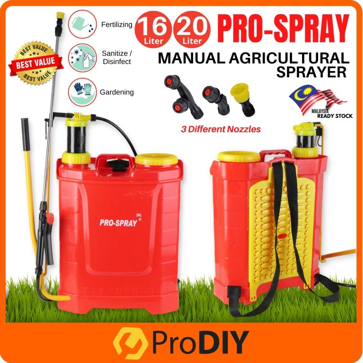 [ LIMITED COLOUR ] 16 Liter 20 Liter Pro-Spray Manual Sprayer ...