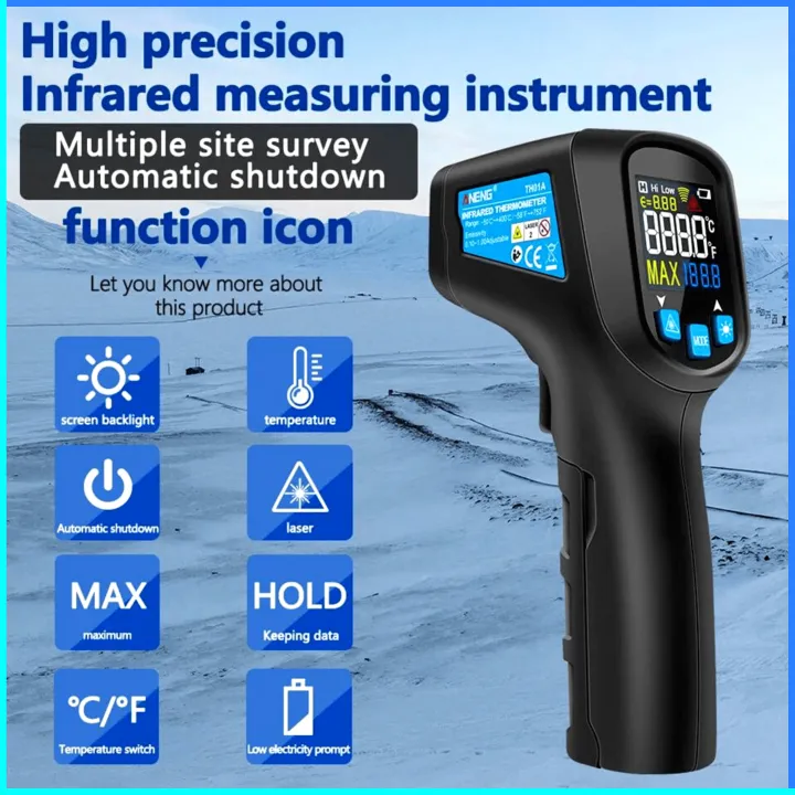 COD ANENG Thermometer Infrared IR Digital Non Contact TH01A ...