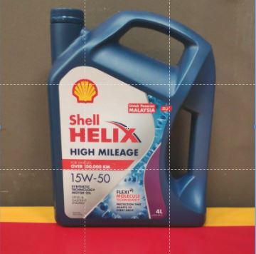 Shell Helix High Mileage 15W-50 (4L) [BUY 4 FREE 1] Lubricant Oil - Minyak Hitam Kereta | Lazada