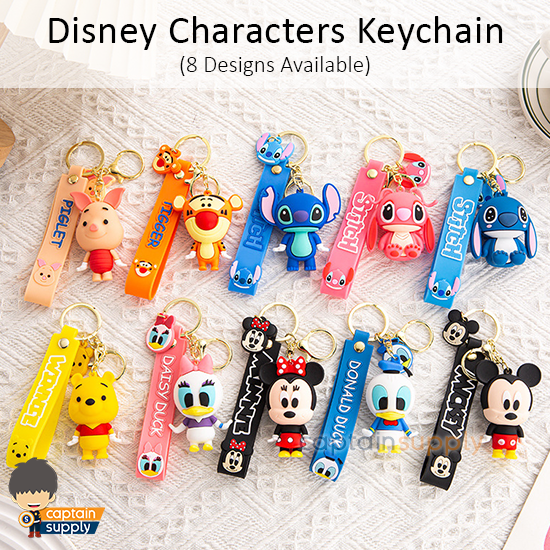 (SG Seller) ★ Disney Characters Keychain ★ Bag Accessories Strap Hook ...