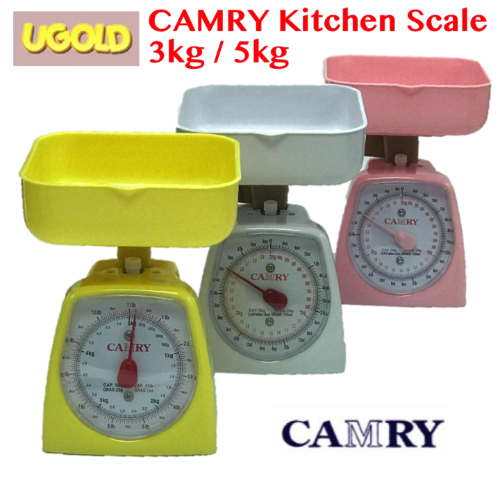 CAMRY KCA Mechanical Kitchen Scale 3kg / 5kg | Compact Bowl Food Scale ...
