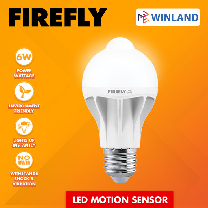 FIREFLY by Winland Pro Functional LED Motion Sensor 6W 90s Delay Warm ...