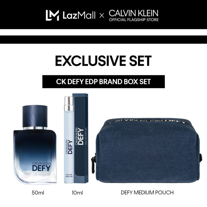 [Exclusive Set] Calvin Klein Fragrances CK Defy EDP Brand Box 50ML - เซ ...