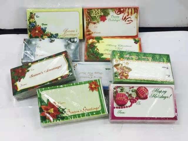 Christmas cards/ present cards 100pcs in a pack | Lazada PH