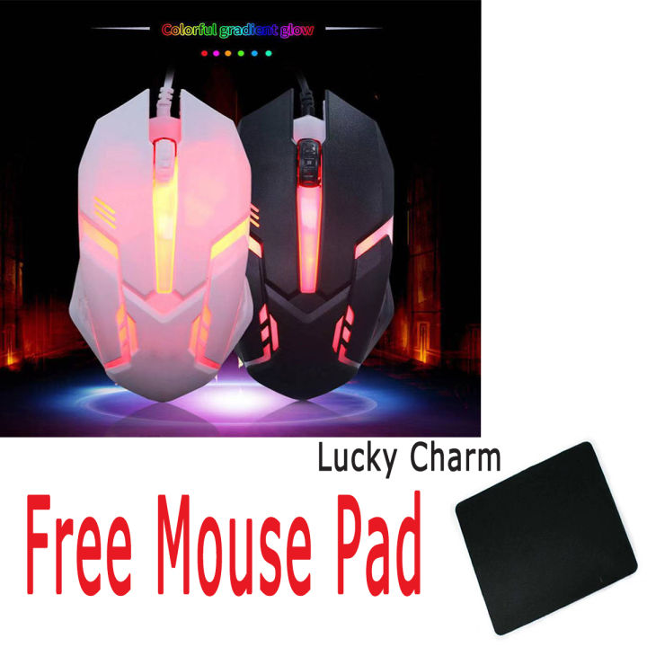 Free Mouse Pad,S1 Gaming Mouse High configuration With Backlight For PC ...