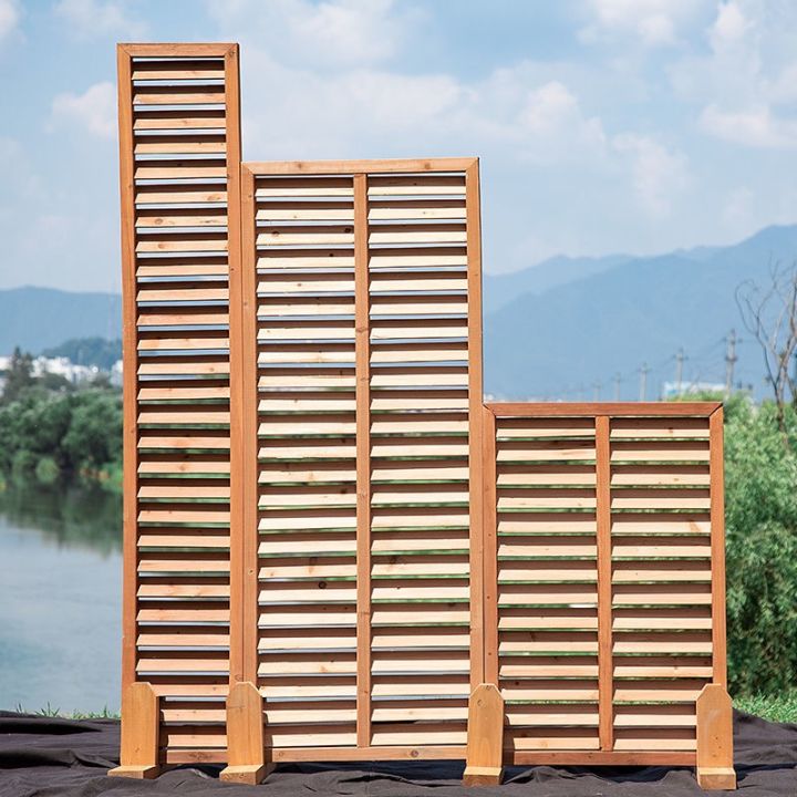 Outdoor anticorrosive wooden fence garden fence partition fence ...