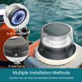 LED Anchor Light for Boat Yacht, Solar Powered Navigation Lamp, Marina ...
