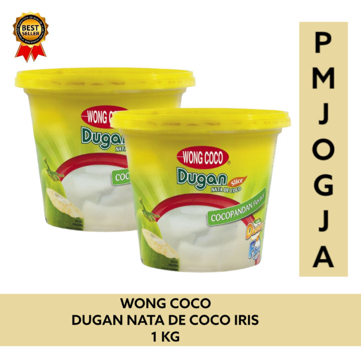 Wong Coco Nata De Coco Dugan Slice Cocopandan 1000 gr / sari kelapa 1 ...
