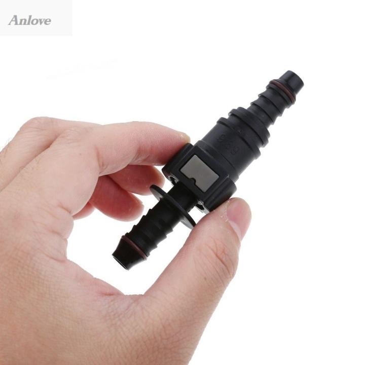 ANLOVE Car Fuel Line Black Quick Release Fuel Pressure Regulator Fuel ...