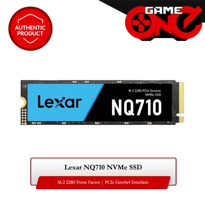 Lexar NQ710 500GB PCIe 4.0 M.2 2280 PCIe Gen4x4 NVMe Internal SSD ...