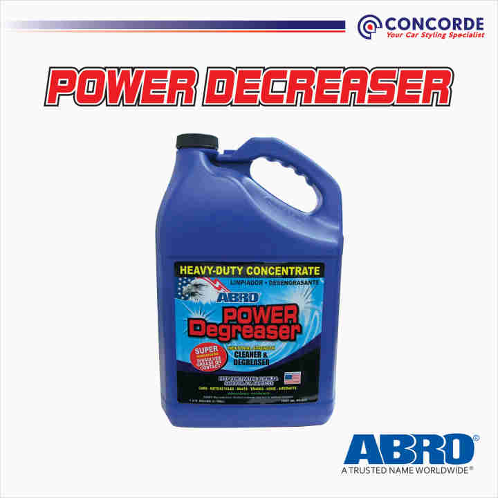 CONCORDE ABRO POWER DEGREASER INDUSTRIAL STRENGTH 1 U.S. GALLON (3.785L ...