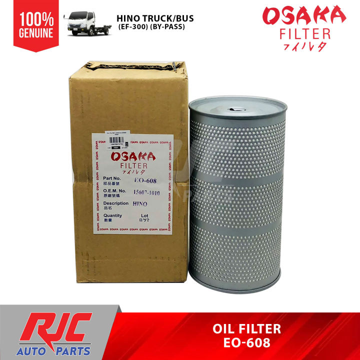 Osaka Oil Filter Hino Truck/Bus: (Ef-300) (By-Pass) EO-608 1PC | Lazada PH