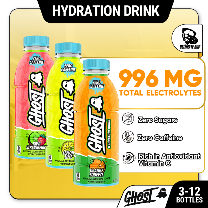 GHOST, Hydration Drink, Electrolytes, Sports Drink, Energy Booster ...