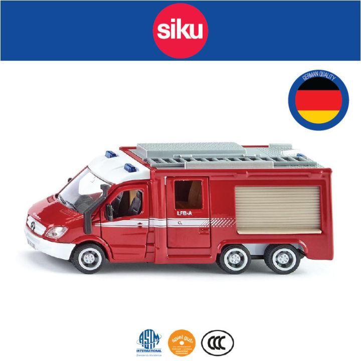 Siku S2113-(clearance) Mercedes-Benz Sprinter 6x6 Fire Engine Cast ...