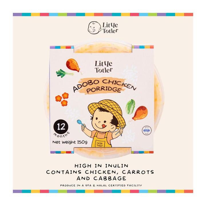 Little Totler Adobo Chicken Porridge 150G - Frozen | Lazada Singapore