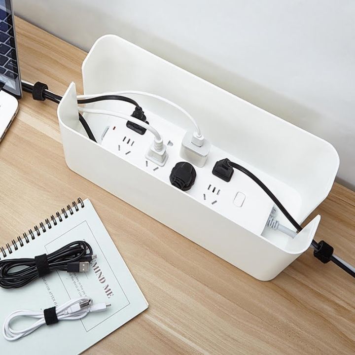 Cable Management Box [ Hide Power Strips Loose Wires Organiser ...