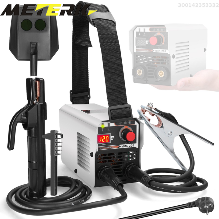 Meterk Handheld Electric Welding Machine IGBT Inverter MMA Manual Arc ...