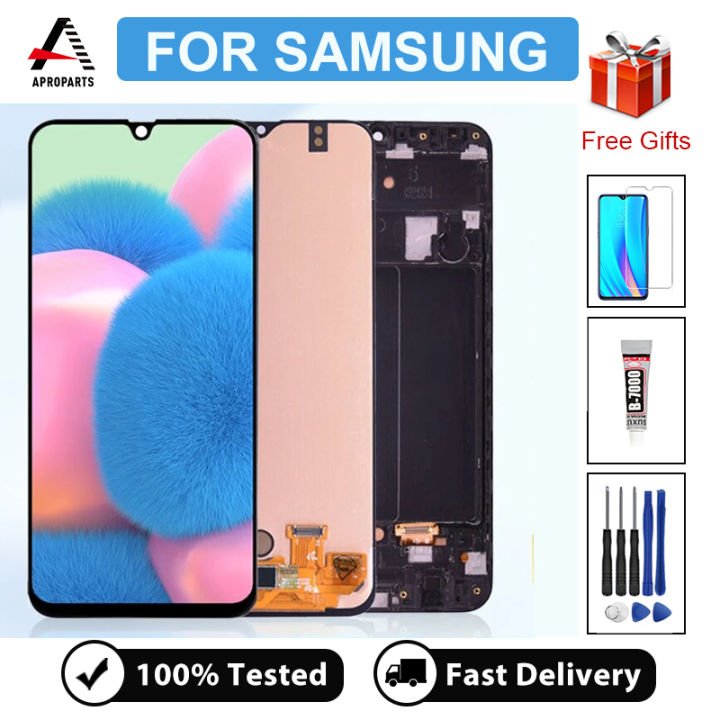 100% Tested For Samsung Galaxy A30 A30S A305 LCD Display Touch Screen ...