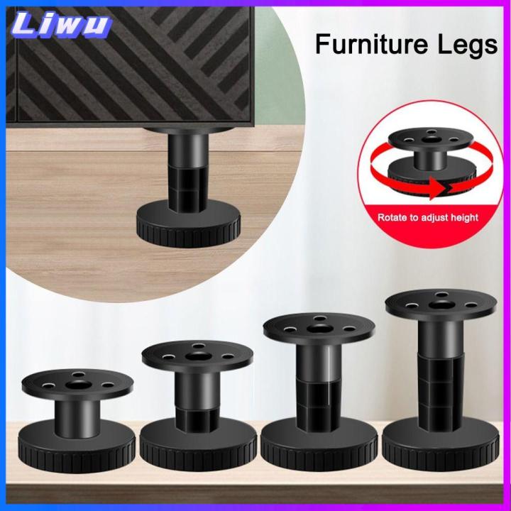 LIWU โลหะสำหรับตกแต่ง ขาเฟอร์นิเจอร์ ปรับได้ปรับได้ อะไหล่สำหรับเปลี่ยน ...