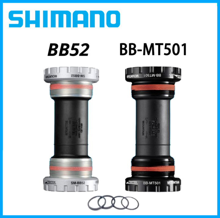Shimano DEORE BB52 MT501 Bottom Bracket Thread 68mm/73mm For HOLLOWTECH II MTB Bike Accessories ...