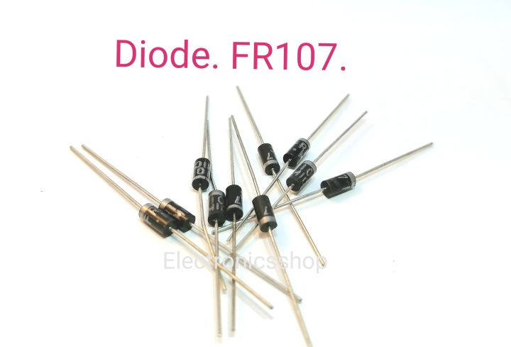 FR 107 Schottky Rectifier DIODE(1ชุด10 ชิ้น)ไดโอดความถี่สูง ในการใช้งาน ...