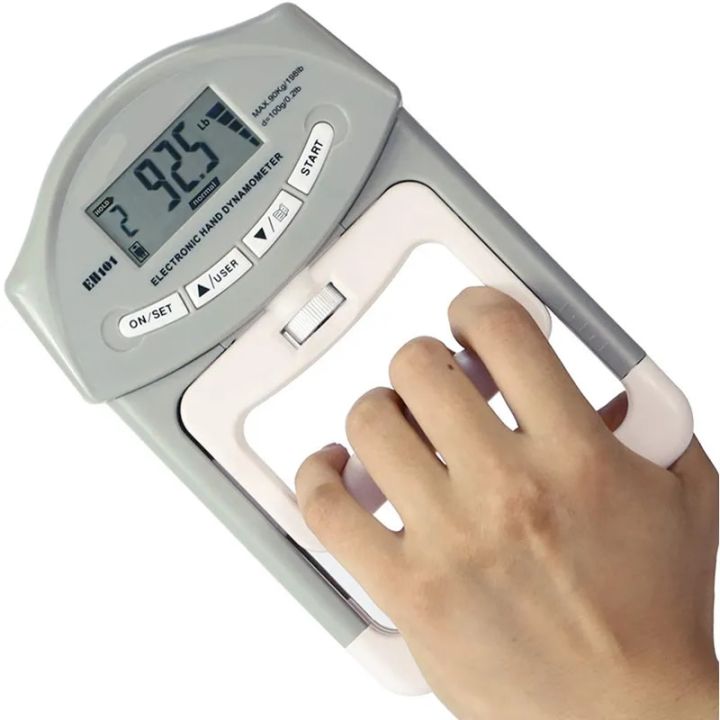 Digital Electronic Hand Dynamometer Grip Strength Measurement Meter ...