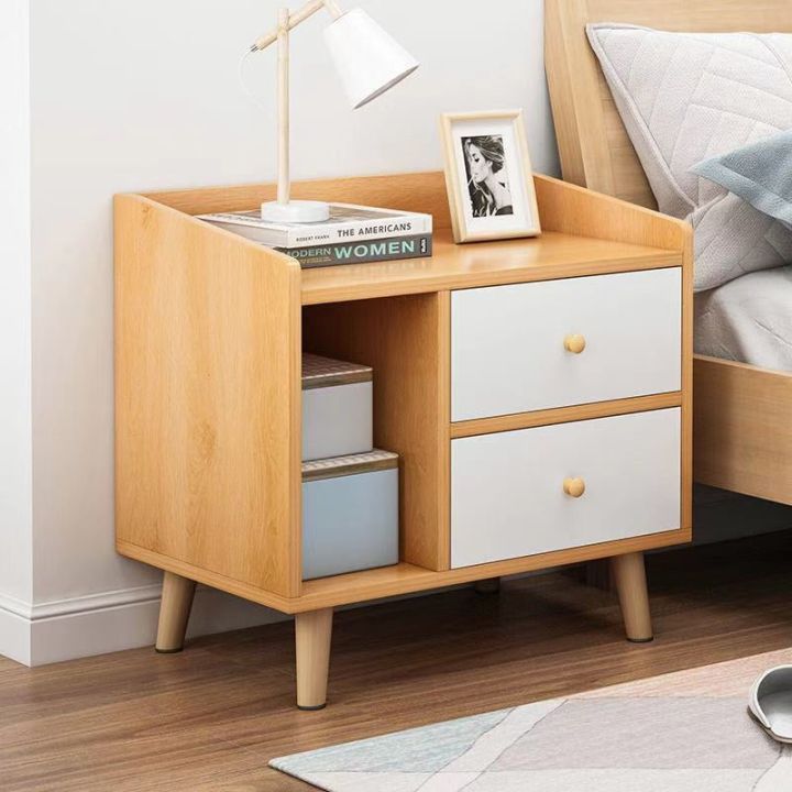 Bedside Table Compact And Convenient Bedside Cabinet With Cabinet 2 ...