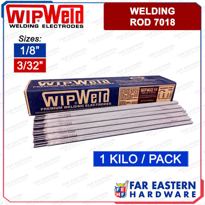 WIPWELD Welding Rod Electrode 7018 E7018 3/32 | 1/8 1KILO | Lazada PH