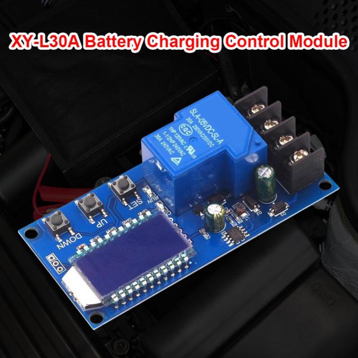 Lead-Acid Lithium Battery Charger Control Module with Digital LCD 30A 6 ...