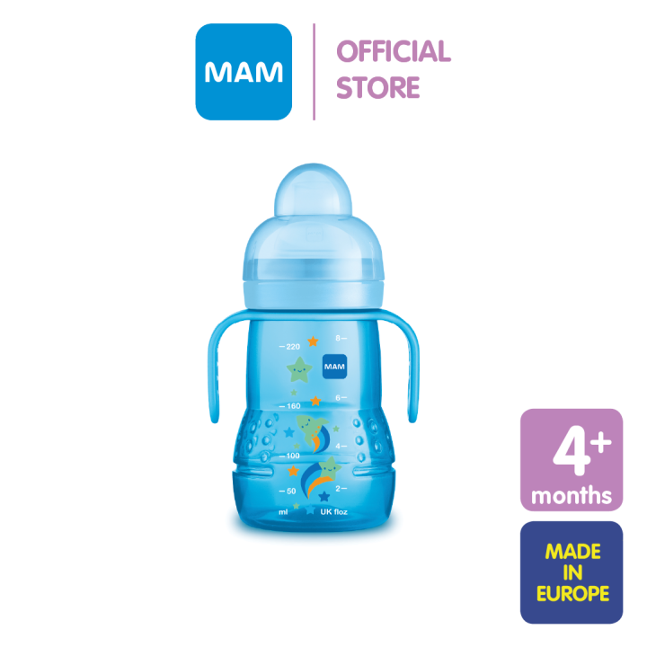MAM Trainer+ (220ml) Baby Cup Suitable from 4+ Months Trainer Cup for ...