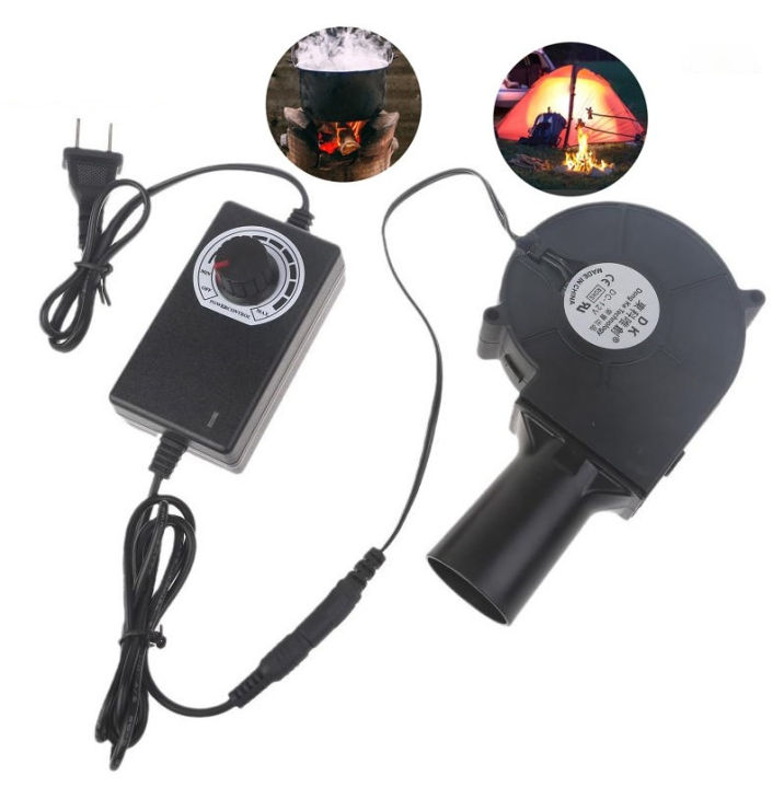 BBQ Blower Portable BBQ Fan Blower 12V Portable Outdoor Fan Handheld ...