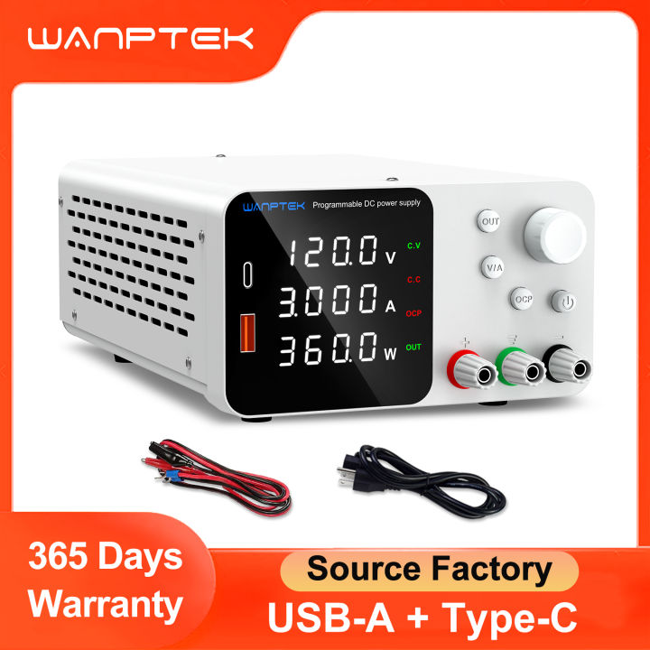 Wanptek DC Laboratory Power Supply 30V 10A Encoder Adjustment Voltage Regulator Bench Switching ...