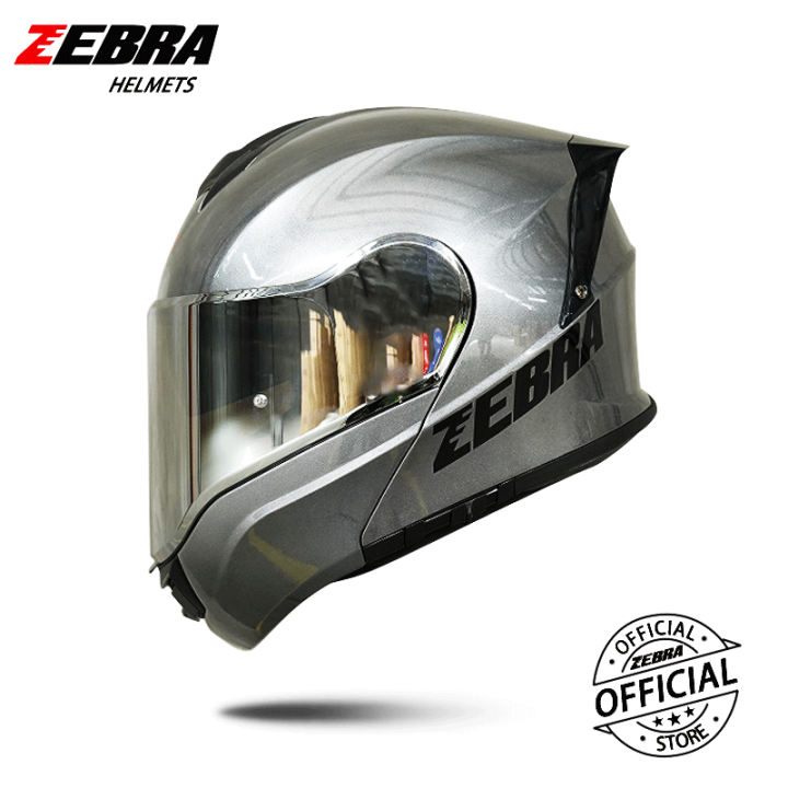 （free visor）Zebra Modular helmet 869 Motorcycle Full Face Helmet dual ...