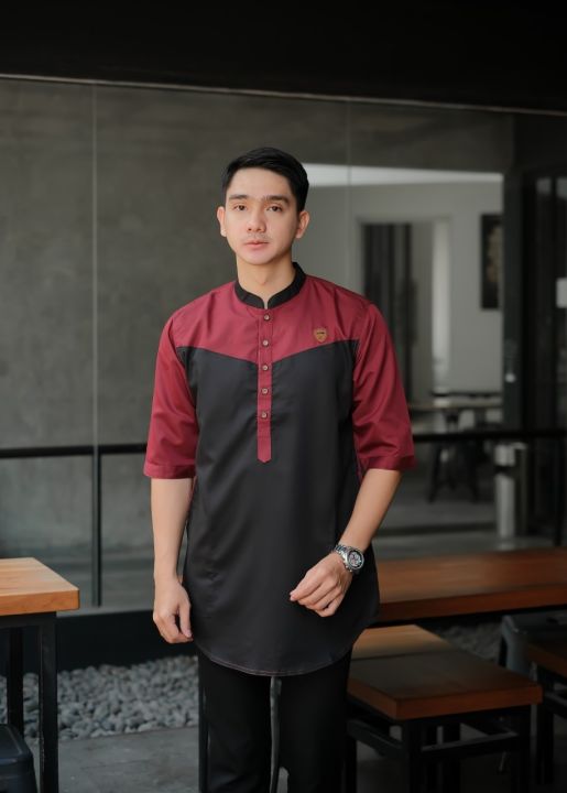 Baju Koko Lebaran 2024 Pakain Koko Pria Dewasa Model Kombinasi Kurta ...