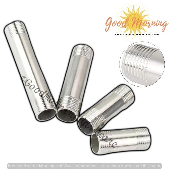 1PCS Stainless Steel Male x Male Threaded Pipe Fitting Water Pipe ...