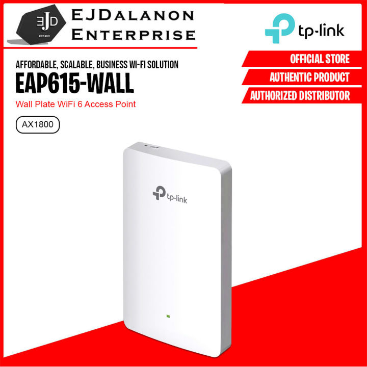 tp-link EAP615-Wall AX1800 Wall Plate WiFi 6 Access Point | EJDalanon ...