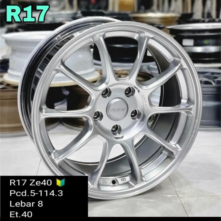 velg mobil rays ze40 ring 17 untuk terios xpander innova ertiga civic | Lazada Indonesia