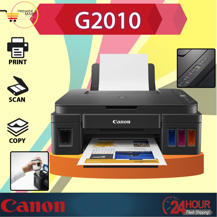 (PROMOTION) Canon PIXMA G2010 (Print, Scan, Copy) Refillable Ink Tank ...