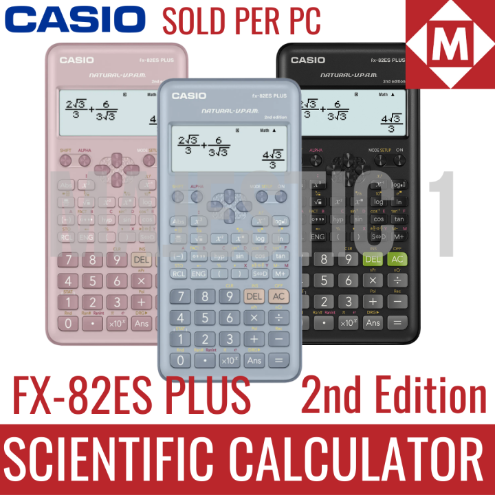Casio Scientific Calculator FX-82ES PLUS 2nd Edition 100% Original ...