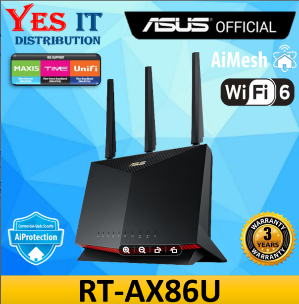 ASUS RT-AX86U / RT-AX86S / RT-AX86U PRO / TUF-AX6000/ RT-AX57 WiFi 6 ...