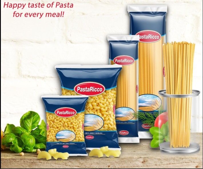 เส้นสปาเก็ตตี้ มักกะโรนี เส้นเพนเน่ PASTA RICCO SPAGHETTI / ELBOW ...