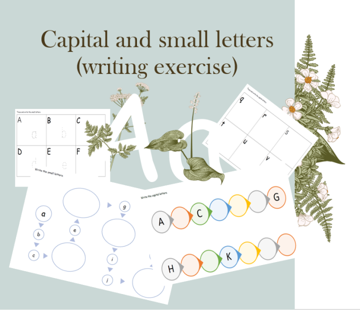 F006 – Trace and Write Capital and Small Letters (A-Z; a-z) Worksheets ...