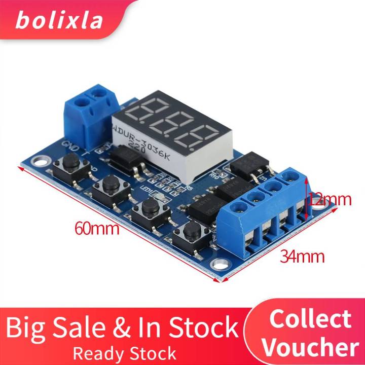 DC 5V--36V Trigger Cycle Delay Timer Switch Module Timer Switch Timer ...