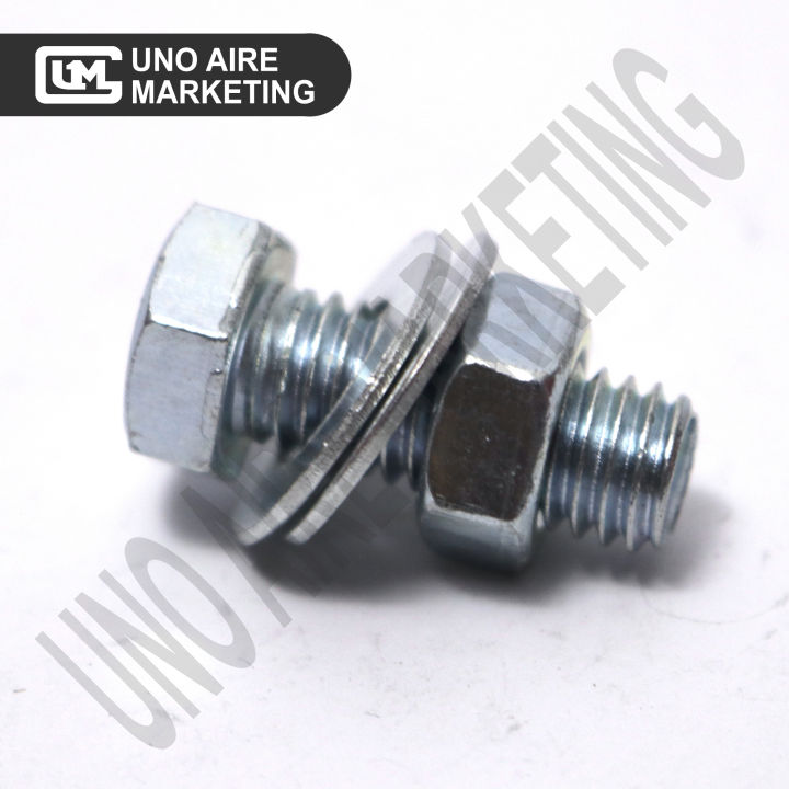 Bolt , Nut , Washer Set 10 pcs (Thickness (Inches): 3/8 5/16 ) (Length ...