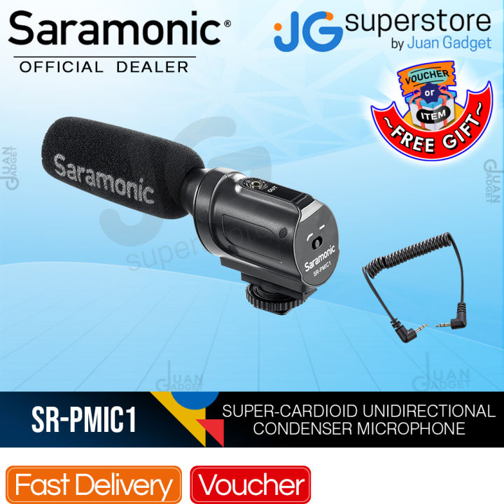 Saramonic SR-PMIC1 Super-Cardioid Unidirectional Condenser Microphone ...