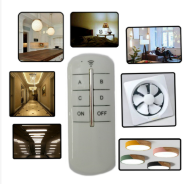 3 Way ON/OFF Switch 220V Lamp Light Wireless Smart 2/3 Way RF Remote ...
