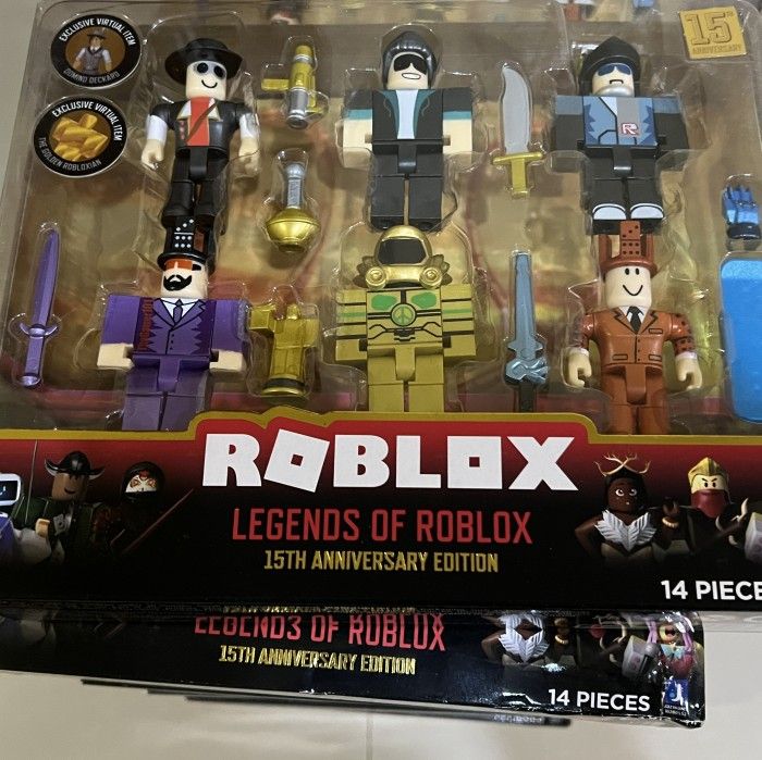 MAINAN ROBLOX FIGURE - LEGENDS OF ROBLOX - 15 ANNIVERSARY | Lazada ...