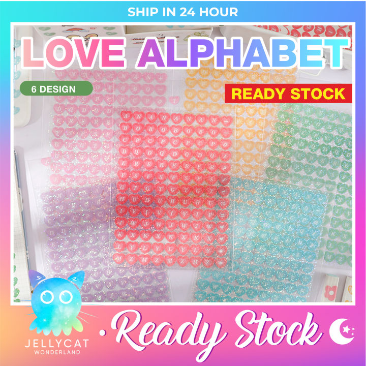 ♥ READY STOCK 现货 ♥ Love Alphabet Girl Journal Scrapbook Diary KPOP Card ...