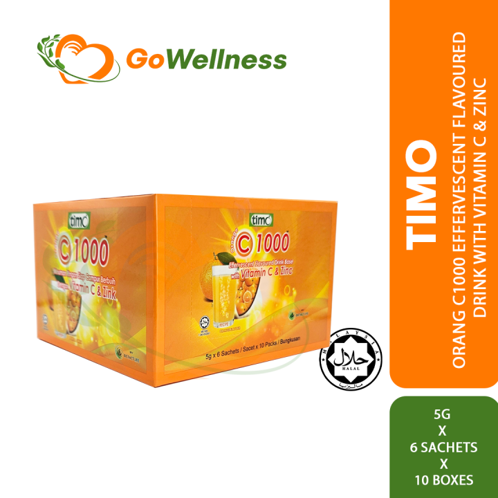 TIMO ORANGE C 1000 EFFERVESCENT FLAVOURED DRINK WITH VITAMIN C & ZINC ...